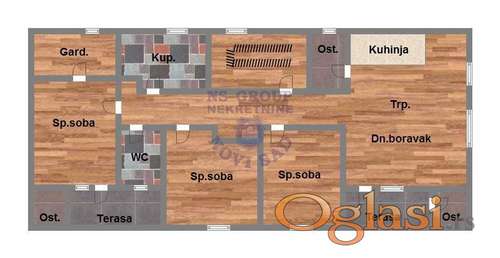Karagača , 95m2 , drugi sprat