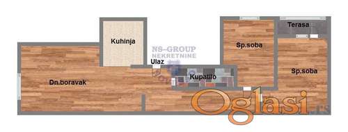 - 76m2 - Komforan trosoban - Novi Majur -