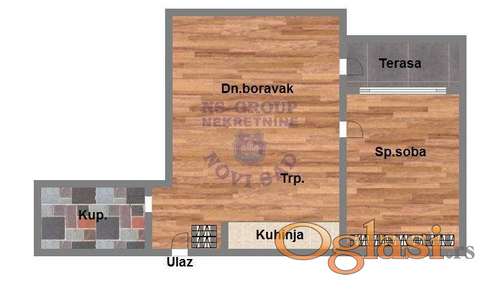 Komforan dvosoban stan! 48m2! PDV