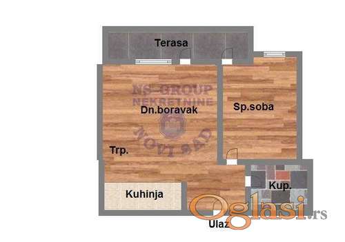 Odlican dvosoban stan u Sremskoj Kamenici!