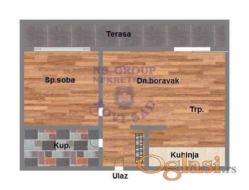 Jednoiposoban stan - Sremska Kamenica