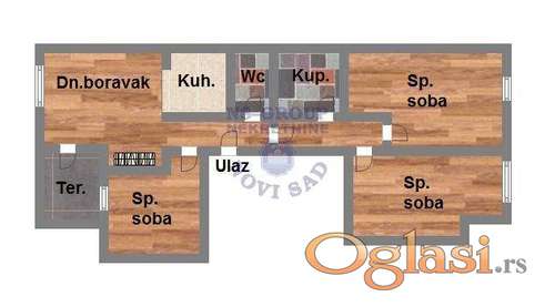 Četvorosoban stan na Mišeluku