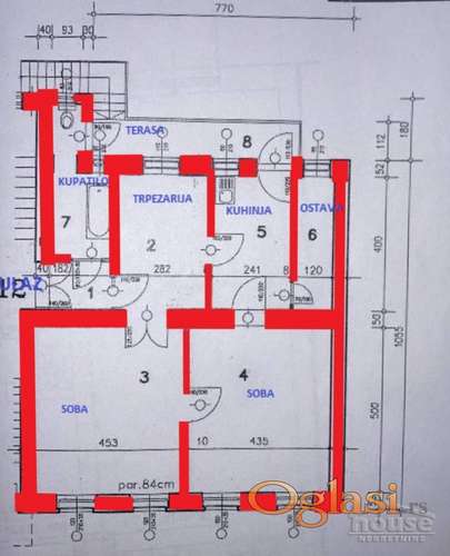 STAN - NOVI SAD - CENTAR - 84m2 - 300000 evra