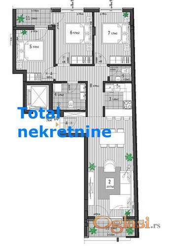 Stan PETROVARADIN,CENTAR - 78 m2 151960 €, ID: 1094204