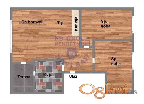 Trosoban stan u izgradnji! pdv