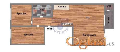 Dvoiposoban 64m2 Telep