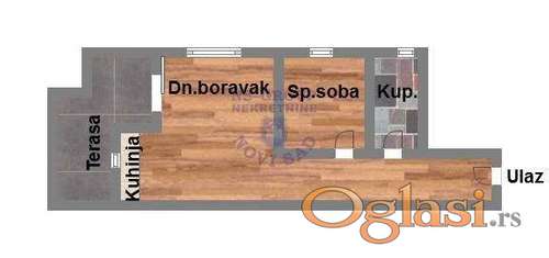 46m2 dvosoban sa PDV-om!