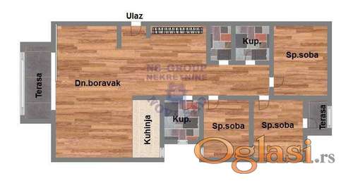 Cetvorosoban,odlican,Telep