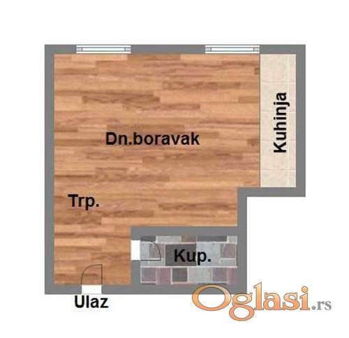 Odlična garsonjera na Bulevaru