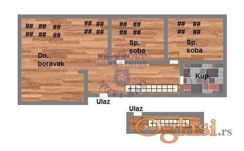 Komforan dvosoban stan u Petrovaradinu