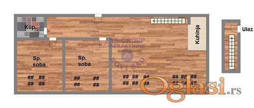 Odličan dvoiposoban stan u Petrovaradinu!