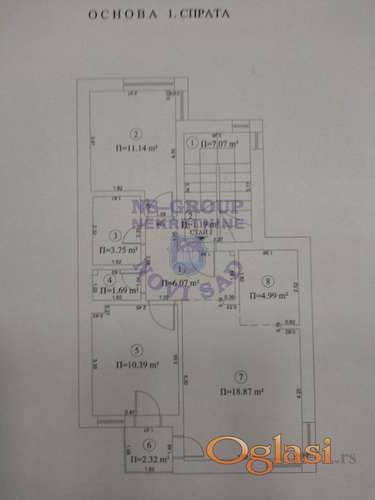Trosoban 60m2 Grbavica