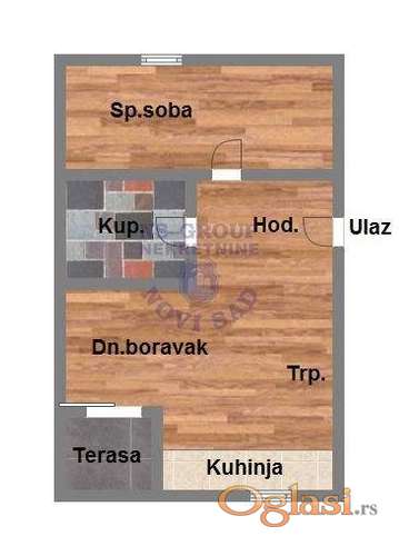 Dvosoban 38m2 Telep