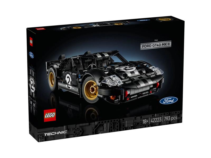 LEGO 42223 1966 FORD GT40 MKII TRKAČKI AUTOMOBIL
