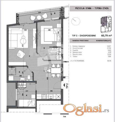 2.5 stan u luksuznoj novogradnji, Živka Davidovića ID#3211
