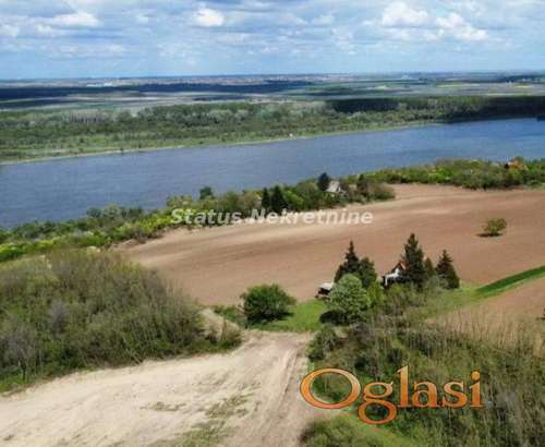 Slankamenački Vinogradi-Povoljno-Uknjižen Plac 1460 m2 sa Pogledom na Dunav-065/385 8880