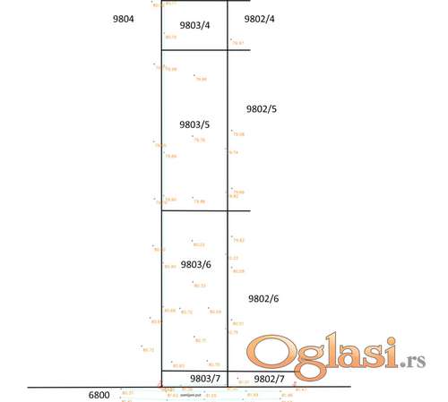 Prodajem plac u zoni porodicnog stanovanja