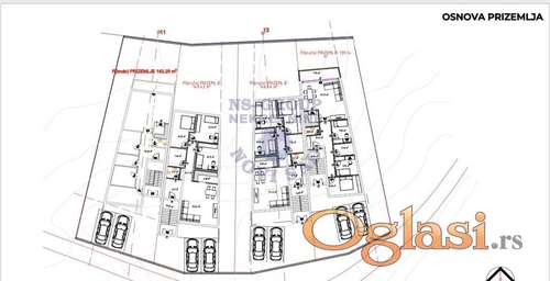 Građevinski plac 1442m2 Sremska Kamenica - Centar