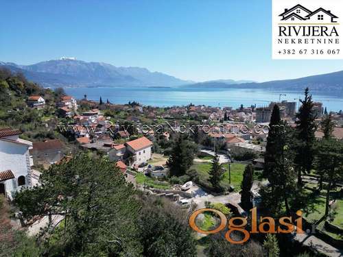 Prodaja zemljiste pogled na more Baosic Boka Kotorska