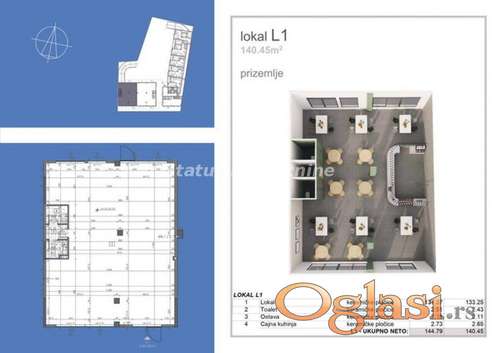 Salajka-Ulični Lokal 145 m2-povrat PDV-065/385 8880