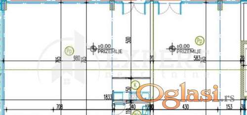 Poslovni prostor, 266 m2, Čair