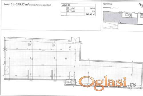 INĐIJA, CENTAR - LOKAL U IZGRADNJI -LUX