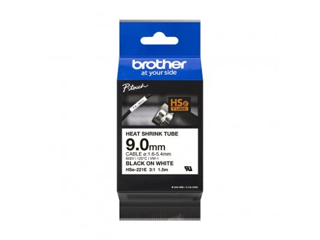 Brother HSE221E 9,0mm crno/belo termoskuplj