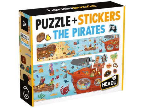 PERTINI HEADU - Pirati: puzzla sa stikerima