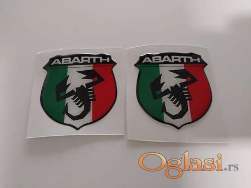 Abarth Italy stiker oznaka