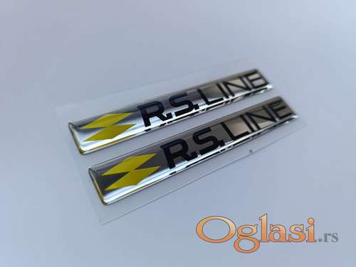 Renault RS Line stiker oznake