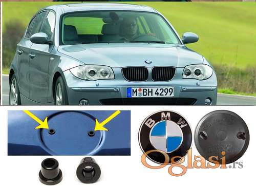 BMW E87,E81, E82, E88 znak haube ALUMINIJUMSKI originalni
