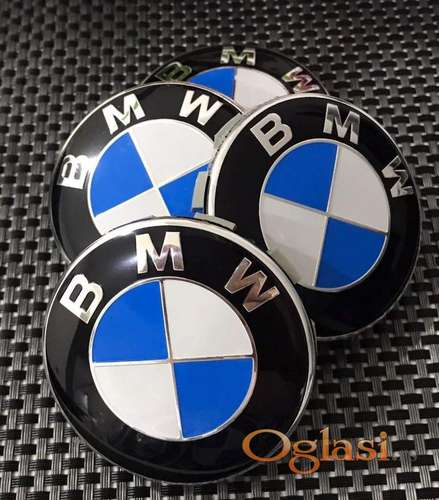 BMW ALUMINIJUMSKI original čepovi alu felni 68mm komplet