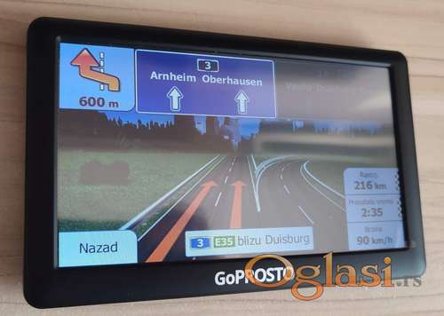 Vrhunski GPS GoPROSTO 7" HD 8gb 256mb RAM mape SEPTEMBAR 2025 u ceni 120e
