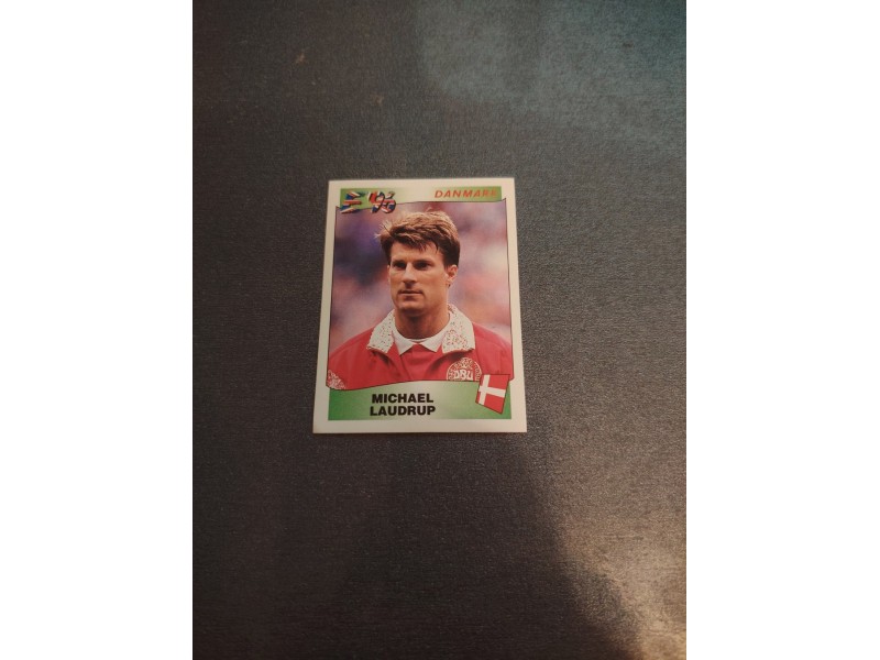 UEFA Euro England 1996* Panini * DAN. MICHAEL LAUDRUP *