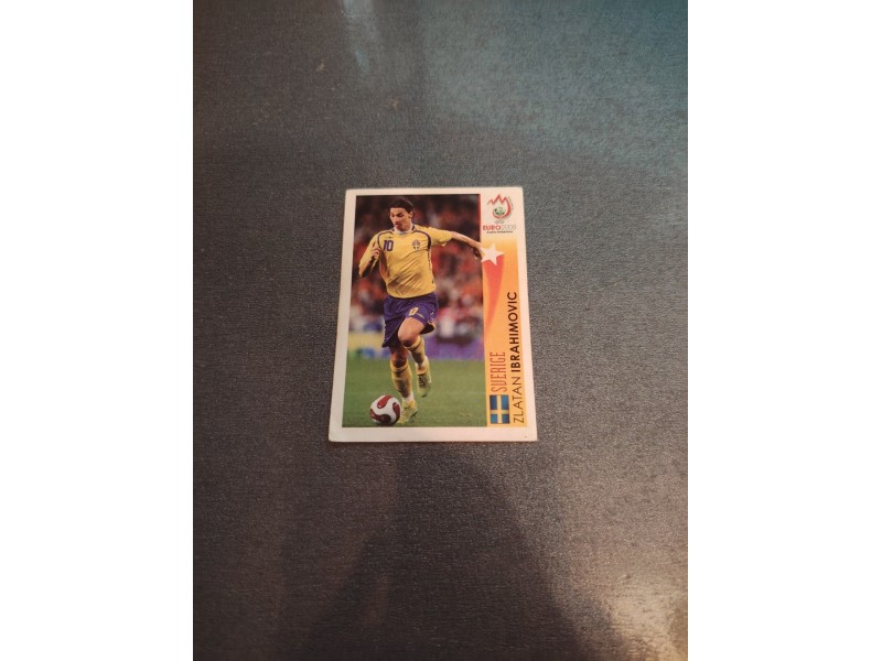 Euro Austria-Switzerland 2008*Panini*ZLATAN IBRAHIMOVIĆ