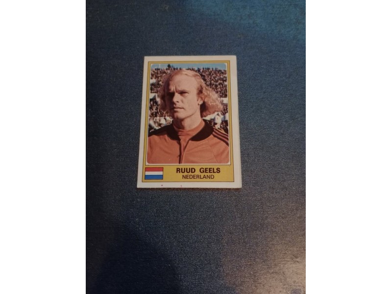 Euro Football 77 * Panini * NED. RUUD GEELS * RARE