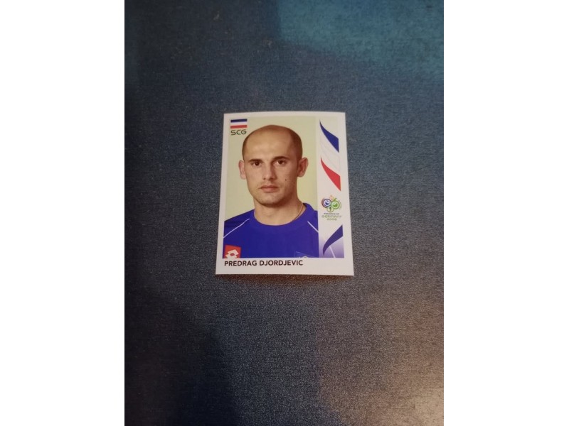 FIFA World Cup Germany 2006*Panini* PREDRAG DJORDJEVIC*