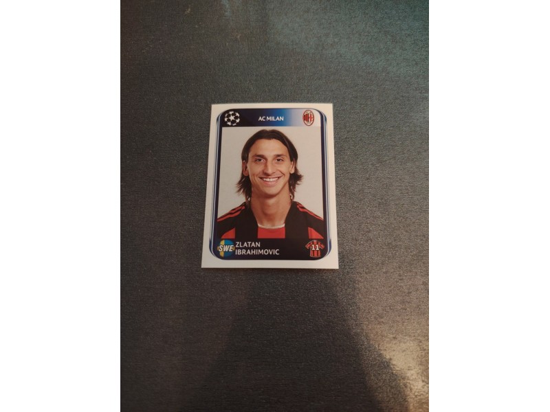 Champions League 2010-2011 *Panini* MILAN * IBRAHIMOVIĆ