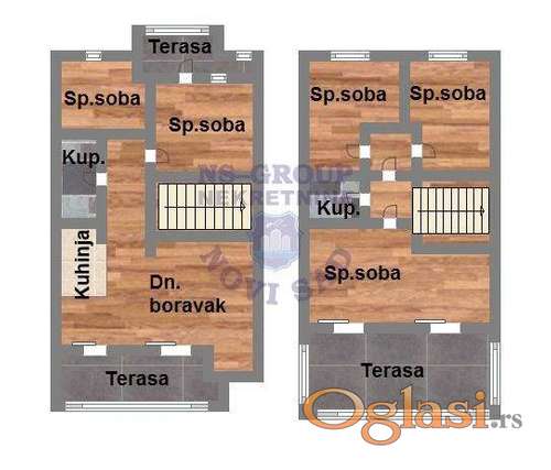 Petosoban dupleks na Bulevaru Evrope 136m2