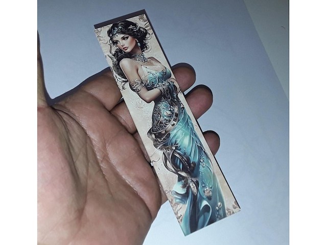 Obeleživač stranica, Bookmarker. 15 x 4 cm.