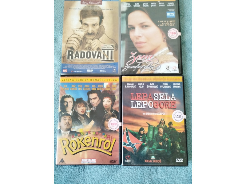 DVD filmovi domaći i strani 25 komada