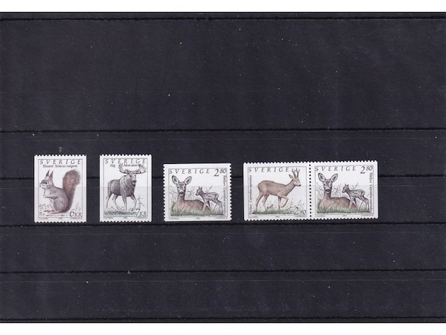 Švedska 1992 Fauna