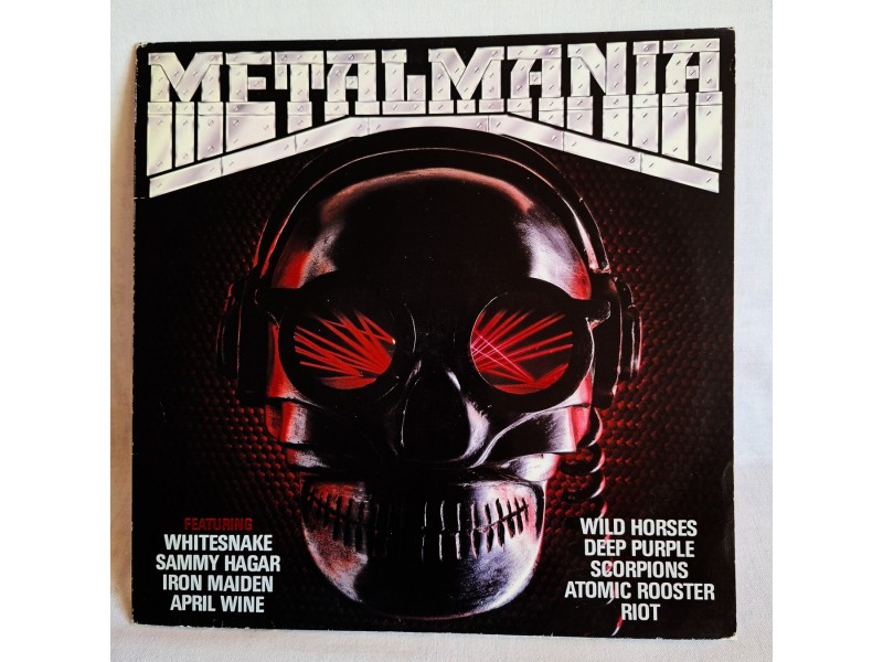 METALMANIA(MAIDEN,WHITESNAKE...)! NEMAČKO! OMOT5-,LP5!