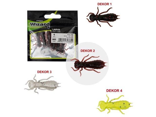 ENERGOFISH WIZARD LARVA dekor 1
