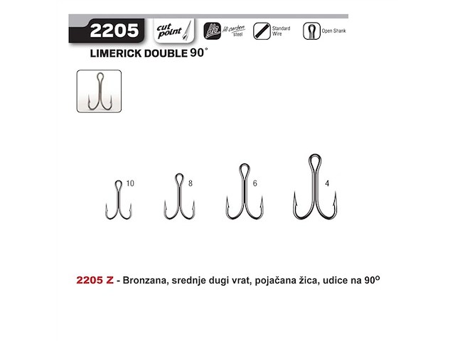 CANNELLE 2205(9908BZ EAGLE CLAW) veličina 10