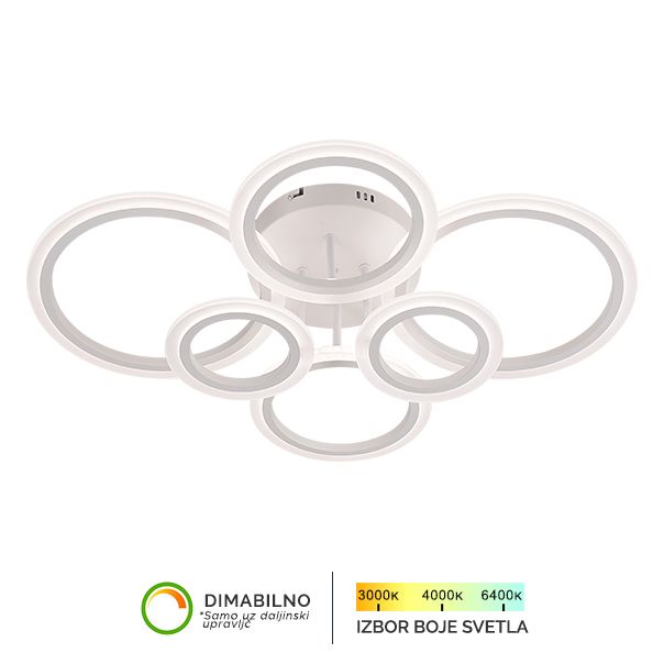 FORMA LED plafonska lampa F2083-64C WH