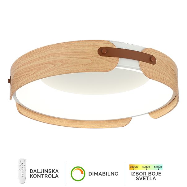 FORMA LED plafonska lampa F2097-75C WH+WD