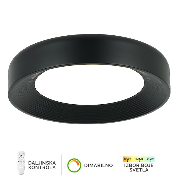 FORMA LED plafonska lampa F2096-67C BK