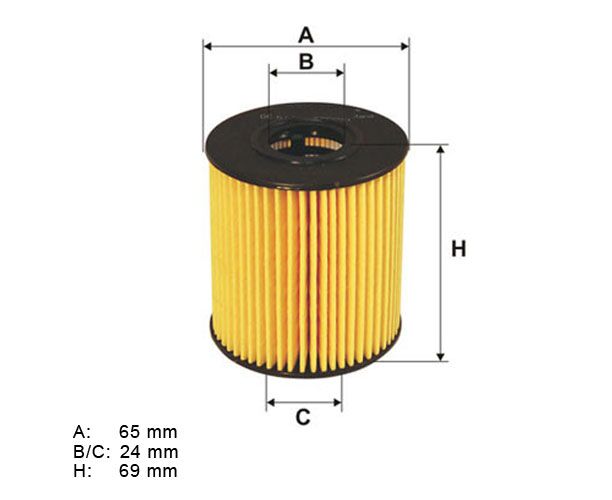 Filter ulja Pionir FU673 - OE673 - 1457429249 - COF100530E - ML1724 - XE530