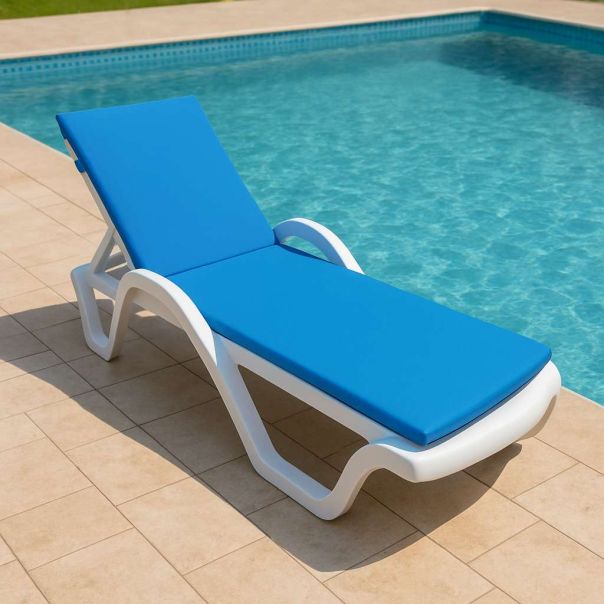 ATELIER DEL SOFA Jastuk za ležaljku Sunny, tirkizna
